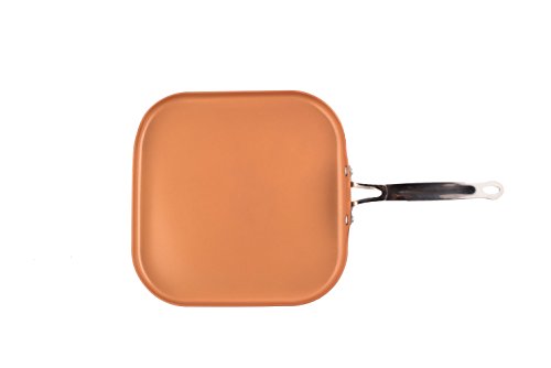 MasterPan Copper tone 11-inch Ceramic Non-stick Griddle pan