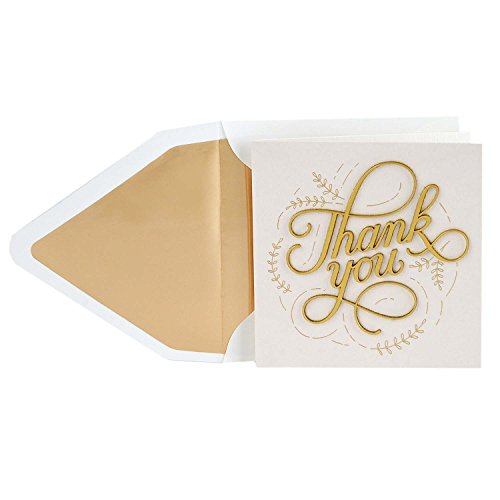 Hallmark Signature Thank You Card, Thank You So Much (Nurses Day Card, Teacher Appreciation, Healthcare Worker Gift)