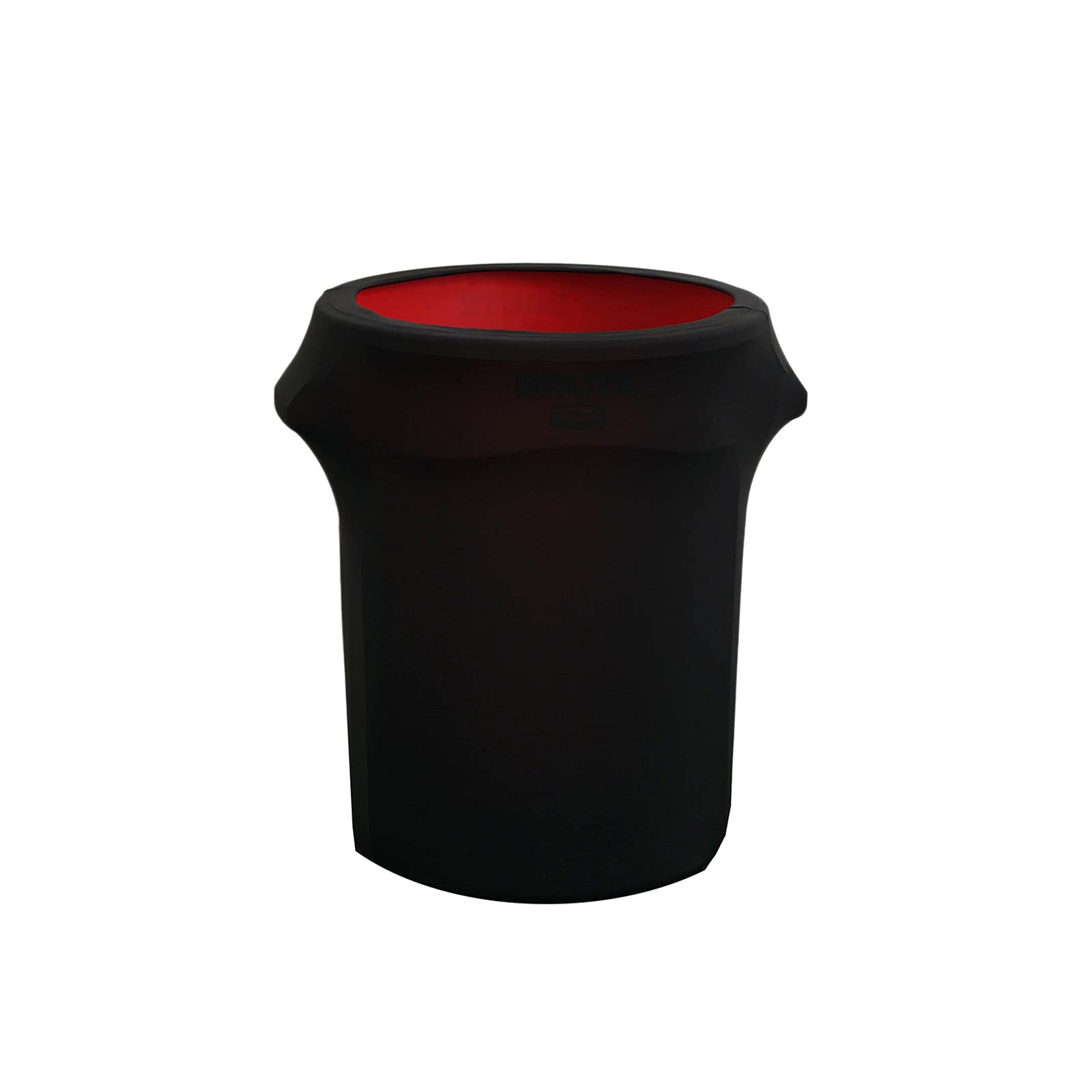 Balsa Circle 24-40 gallons Black Stretchable Spandex Round Waste Trash Bin Container Cover Wedding Party Fundraiser Decorations