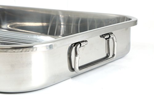 ExcelSteel 594 Roasting Pan, Stainless