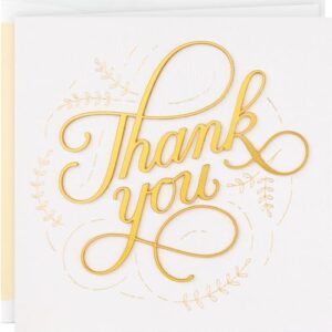 Hallmark Signature Thank You Card, Thank You So Much (Nurses Day Card, Teacher Appreciation, Healthcare Worker Gift)