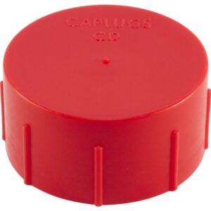 Caplugs CD-10 CD Series – Threaded Plastic Cap for Flared JIC Fittings, 1000 Pack, Red LD-PE, to Fit Thread Size 7/8"-14 Protective Closures, Dirt and Moisture Seals, Masking, Painting, Plating