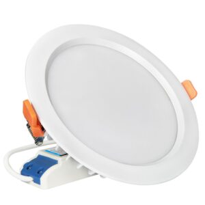 lgidtech fut069 rgb cct 15w led recessed ceiling downlight 7 inch ip54 color changing and temperature adjustable