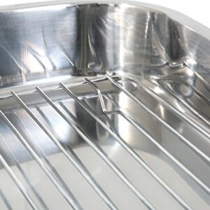 ExcelSteel 594 Roasting Pan, Stainless