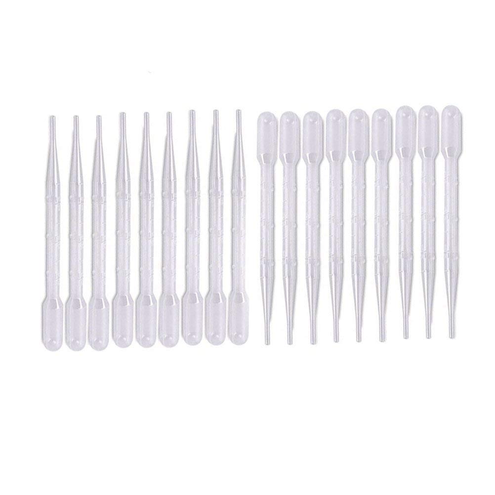 Buytra 200 Pack 5ML Plastic Transfer Pipettes Disposable Graduated Pipettes Eye Dropper for Essential Oils,Crafts