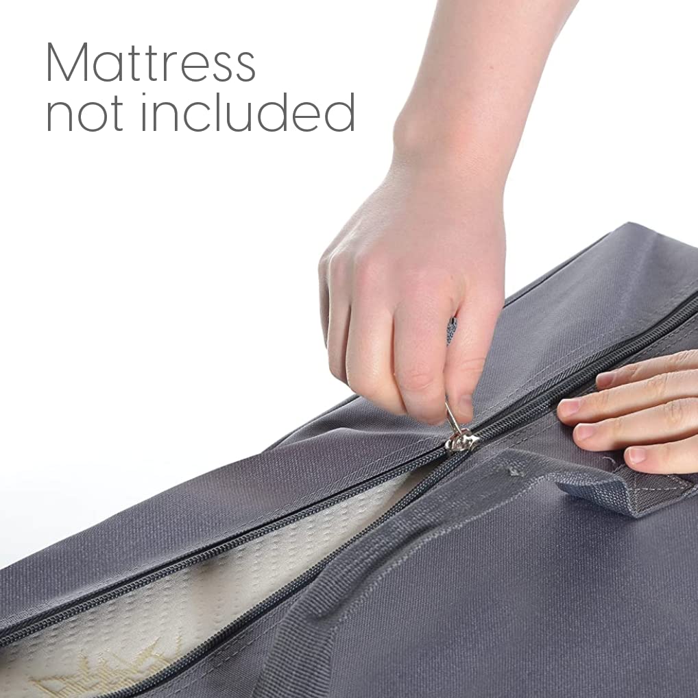 Milliard Carry Case for Tri-Fold Mattress, Fits up to 6 inch Full (52 inches x 24.5 inches x 18 inches)