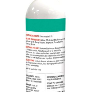 Stuart Pet Supply Co. Antiseptic Cat & Dog Ear Infection Treatment - Vet Formulated for Infections, Inflammation, Itching, Discharge & Smelly Ears 100% Guaranteed 12oz.