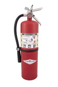 amerex 10 lb. abc dry chemical multi-purpose fire extinguisher with wall bracket