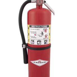 Amerex 10 lb. ABC Dry Chemical Multi-Purpose Fire Extinguisher with Wall Bracket