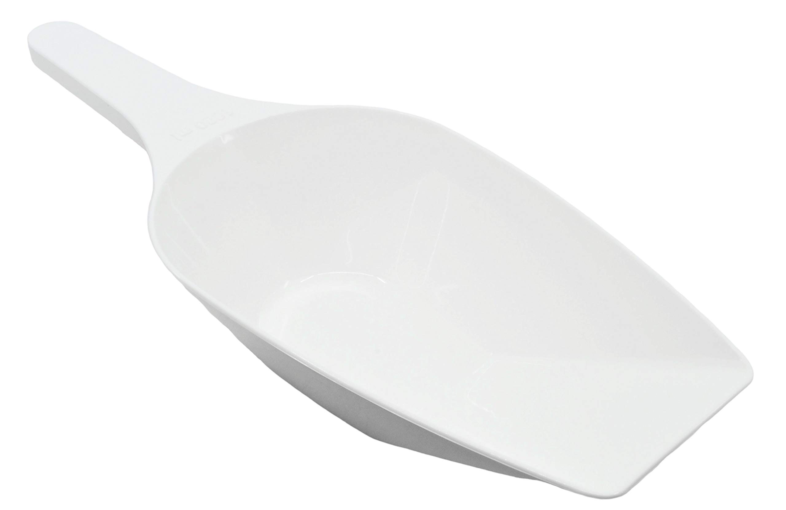 EISCO Scoop, 1000ml (33.8oz) - Polypropylene Plastic - Flat Bottom - Excellent for Measuring & Weighing - Autoclavable