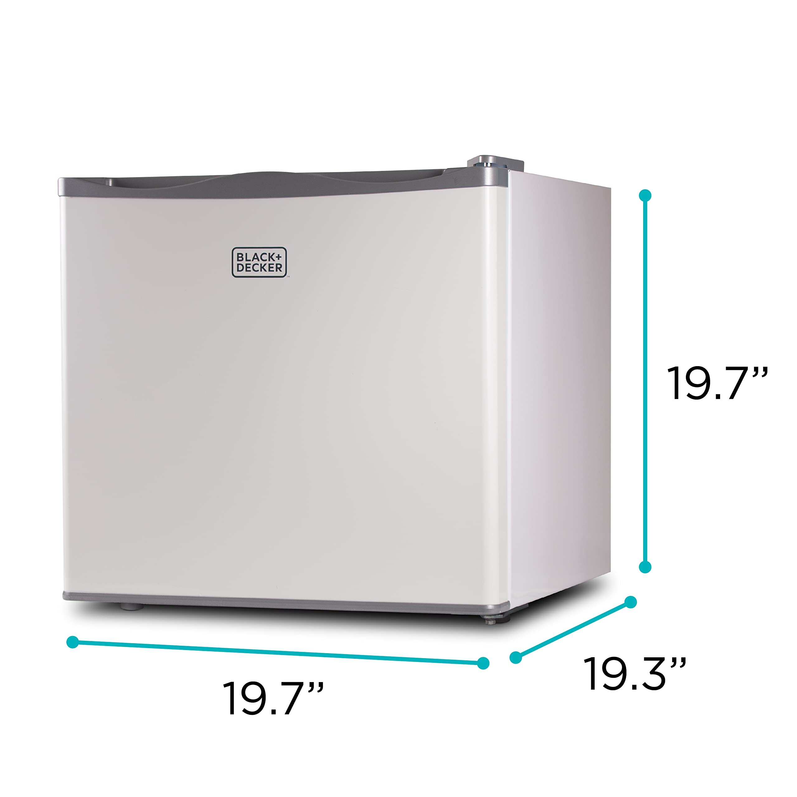 BLACK+DECKER 1.2 Cu. Ft. Compact Upright Freezer, Mini Deep Freeze with Full-Width Wire Shelf