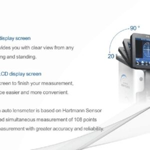 JD-2600A 7'' LCD Touch Screen New Digital Auto Lensmeter Lensometer Focimeter