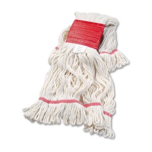 boardwalk 503whct super loop wet mop head, cotton/synthetic, large size, white, 12/carton