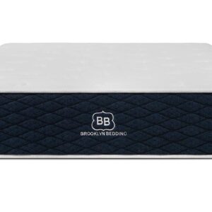 Brooklyn Bedding Signature 11" Hybrid Mattress with Pressure Relieving Foam, Queen Medium