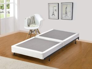 continental mattress fully assembled 4 inch split box spring for mattress, size queen