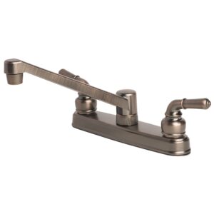 laguna brass 1300bz rv mobile home non-metallic swivel kitchen sink faucet brushed bronze finish