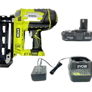 Ryobi 18V One+ Airstrike 16-Gauge 3/4"-2-1/2" Cordless Finish Nailer P325 - Battery & Charger Included