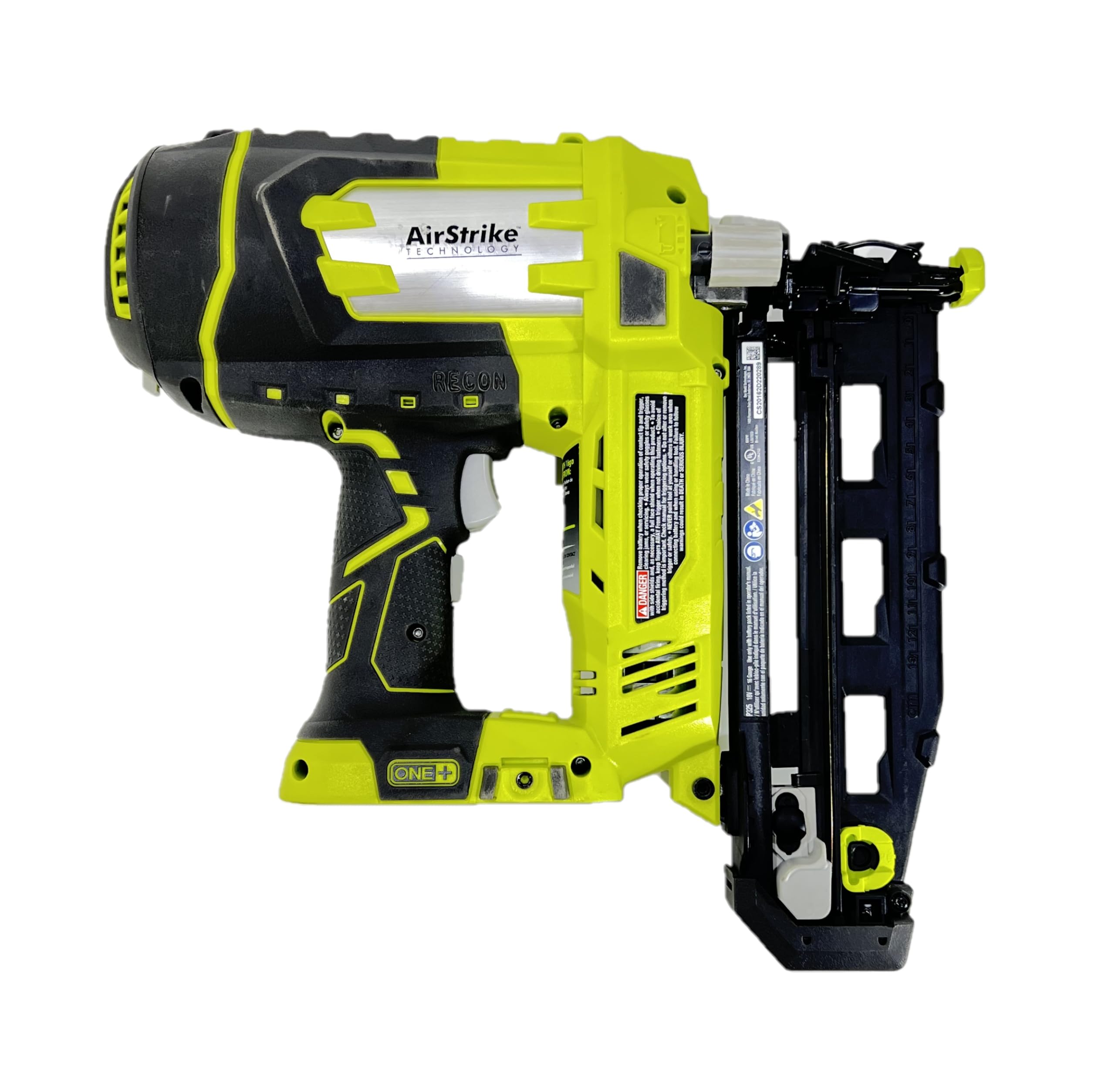 Ryobi 18V One+ Airstrike 16-Gauge 3/4"-2-1/2" Cordless Finish Nailer P325 - Battery & Charger Included