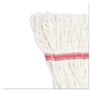 Boardwalk 503WHCT Super Loop Wet Mop Head, Cotton/Synthetic, Large Size, White, 12/Carton