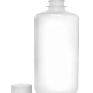 EISCO Reagent Bottle, 1000ml - Narrow Mouth with Screw Cap - Polypropylene - Translucent