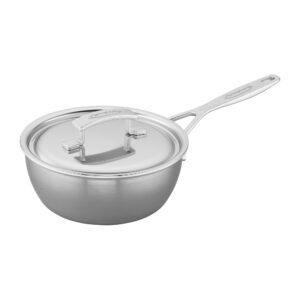 demeyere industry 5-ply 2-qt stainless steel saucier