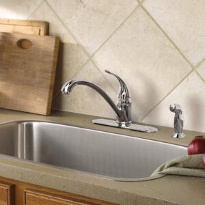 Moen 7082 Chrome One-Handle Kitchen Faucet