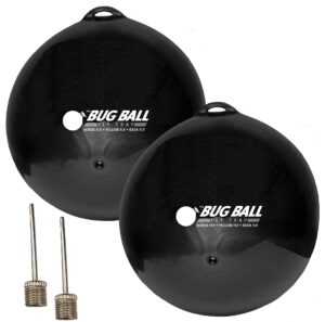 bug ball replacement ball, 2 pack- odorless eco-friendly biting fly and insect killer with no pesticides or electricity needed, kid and pet safe