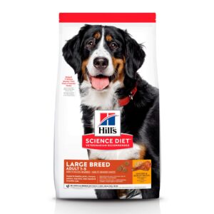 hill's science diet large breed adult dry dog food, 35 lbs.