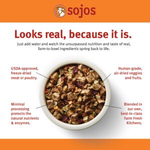 Sojos Complete Lamb Recipe Dehydrated Dog Food, 7 lb