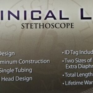 prestige medical Clinical Lite™ Stethoscope Black Model: 121