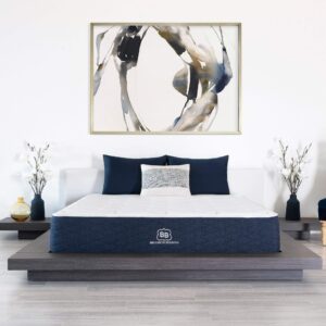 brooklyn bedding signature 11" hybrid mattress with pressure relieving foam, queen medium