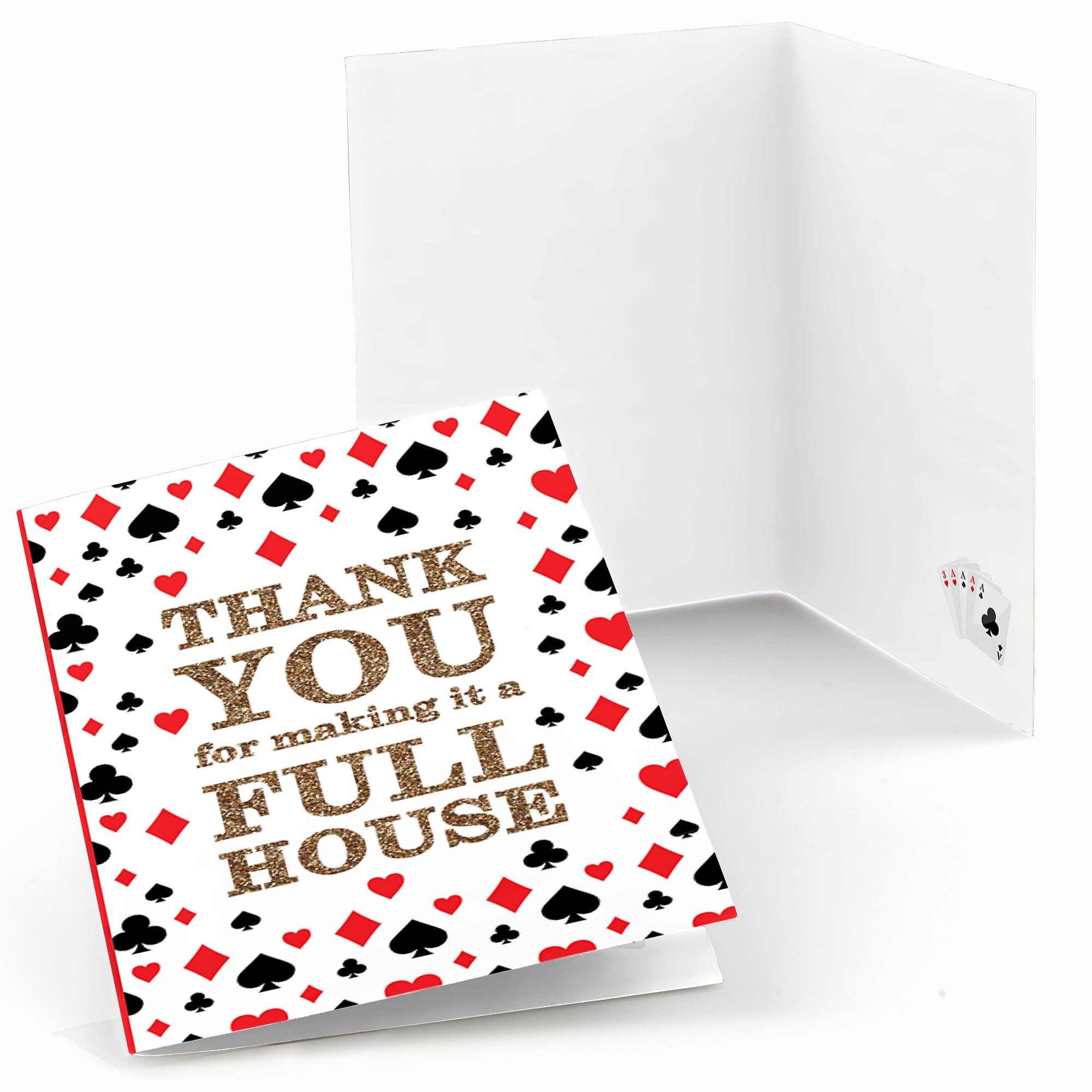 Big Dot of Happiness Las Vegas - Casino Party Thank You Cards (8 count)