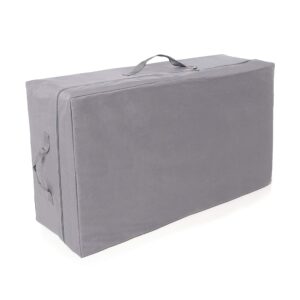 milliard carry case for tri-fold mattress, fits up to 6 inch full (52 inches x 24.5 inches x 18 inches)