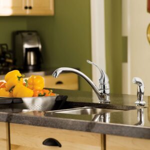 Moen 7082 Chrome One-Handle Kitchen Faucet