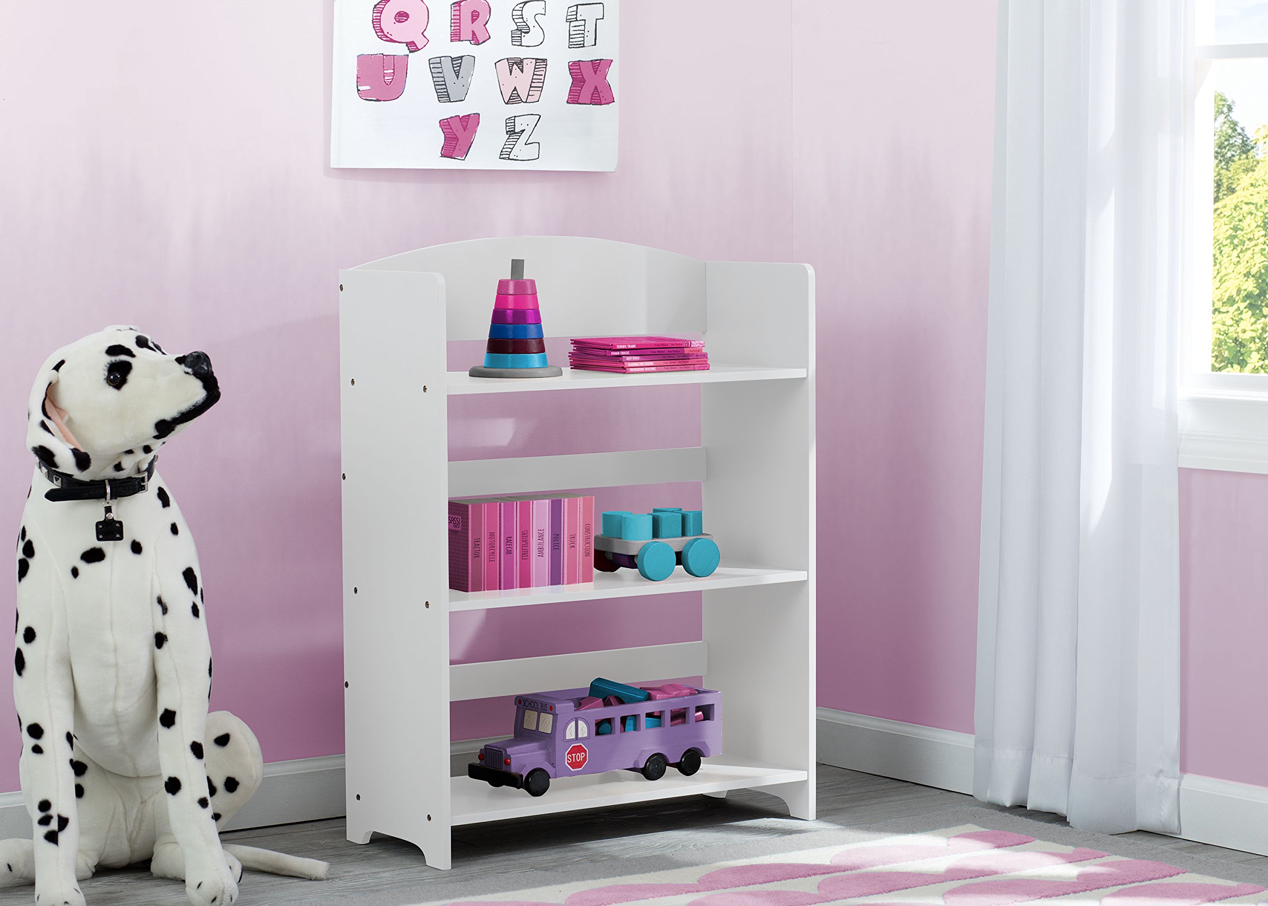 Delta Children MySize Bookshelf, Bianca White