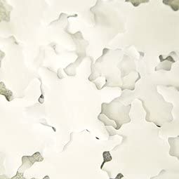 Ultimate Confetti Snowflake Confetti-Biodegradable Tissue- Great for Christmas Decor, Winter Party (White)