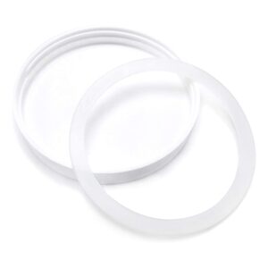 Wide Mouth Mason Jar Silicon Gaskets | 10 pack | Creates Airtight, Leakproof Jars When Paired Plastic With Mason Jar Lids | Food Grade