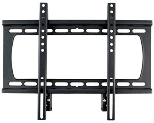 sunbritetv outdoor weatherproof fixed mount for 37" - 80" tv screens & displays - sb-wm-f-l-bl (black)