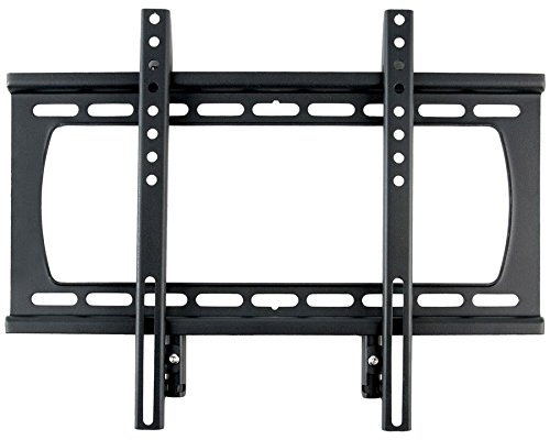 SunBriteTV Outdoor Weatherproof Fixed Mount for 37" - 80" TV Screens & Displays - SB-WM-F-L-BL (Black)