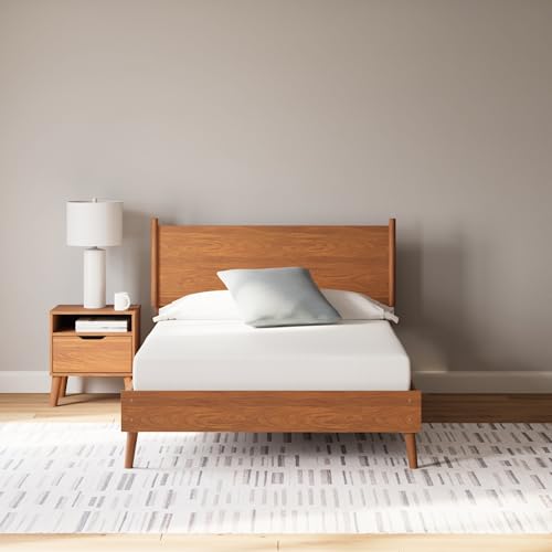 Signature Design by Ashley Full Size Chime 8 Inch Medium Firm Gel Memory Foam Mattress with Green Tea & Charcoal Extract