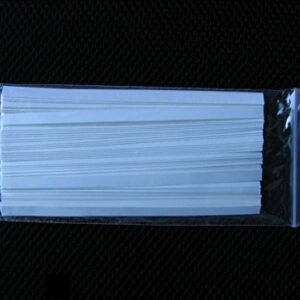 1Pack 100PCS White 6"x 0.28" /15cm x 0.7cm Disposable Smell Paper Try Incense Paper Perfume Test Strips For Essential Oil Fragrance Smelling