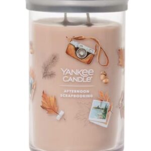 Yankee Candle Afternoon Scrapbooking Large Signature 2-Wick Tumbler Candle