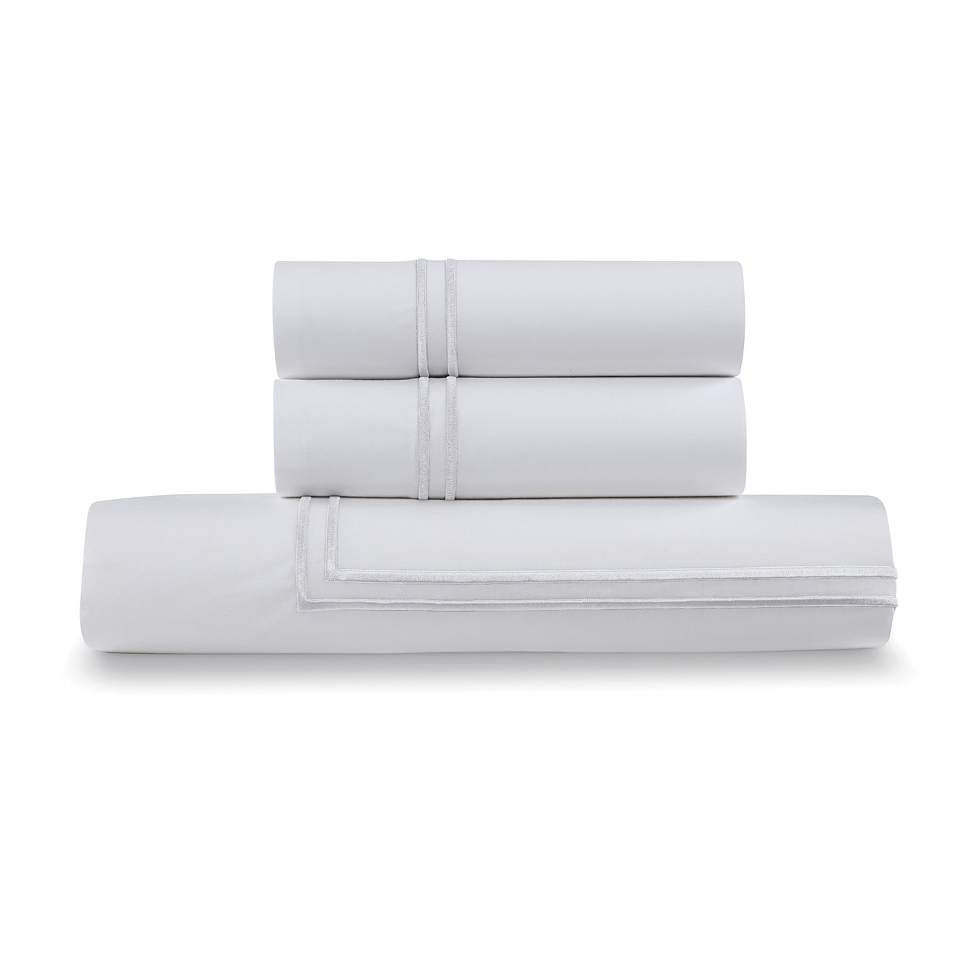 Ella Jayne Luxury Duvet Cover Set (3pc), 100% Cotton Duvet Cover, King/Queen Duvet Cover Set, Breathable & Lightweight, White Duvet Cover Queen, Cal King Duvet Cover, Full/Queen Size - White