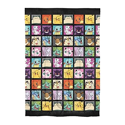 Pokémon, "Kanto Favorites" Twin Bed in a Bag Set, 64" x 86", Twin, Multi Color