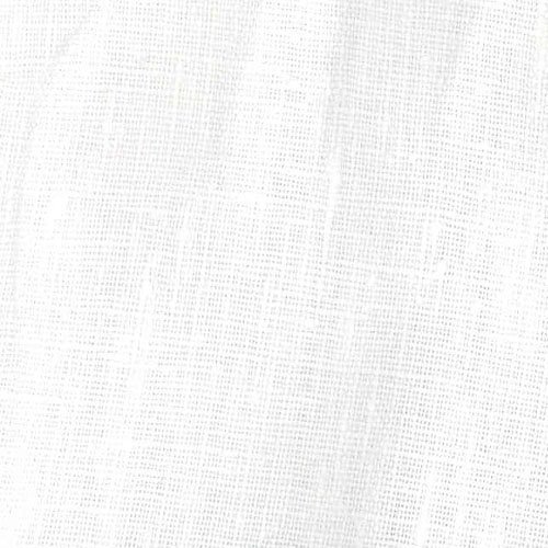 European 100% Linen White Fabric by The Yard