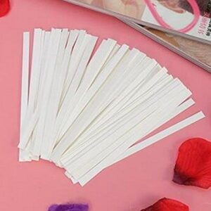 1Pack 100PCS White 6"x 0.28" /15cm x 0.7cm Disposable Smell Paper Try Incense Paper Perfume Test Strips For Essential Oil Fragrance Smelling