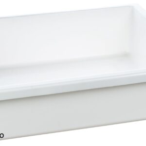 EISCO Utility Tray - Polypropylene Plastic - 14.5 x 13.5 x 5 Inches