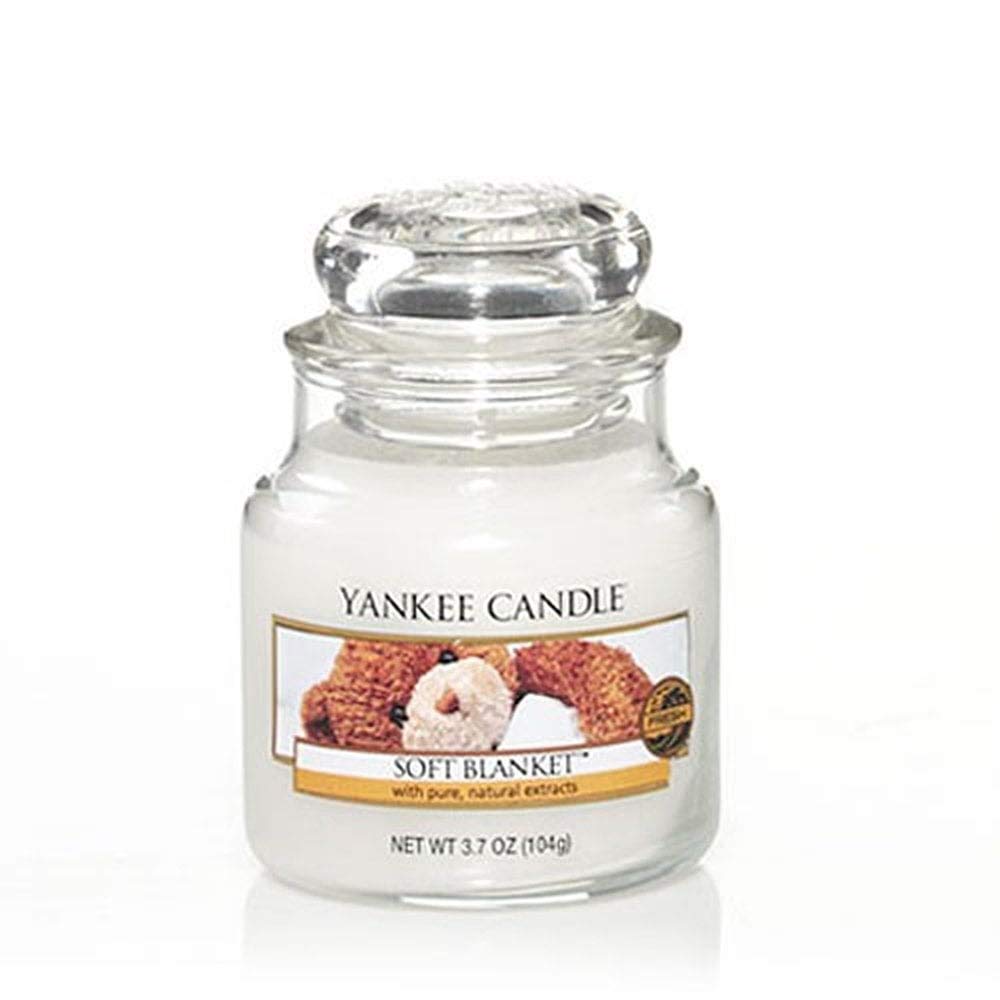 Yankee Candle Small Jar Candle, Soft Blanket