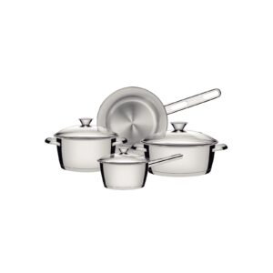 tramontina cookware set, stainless steel