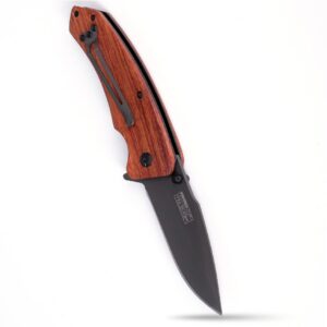 Lara Laser Works Oz-Kurt Personalized Pocket Knife Gifts for Dad Customized Groomsman Gift Free Engraving (SINGLE)